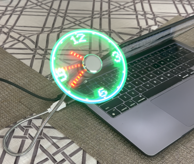 USB Clock Fan | ConsumerBuff USB Clock Fan | ConsumerBuff